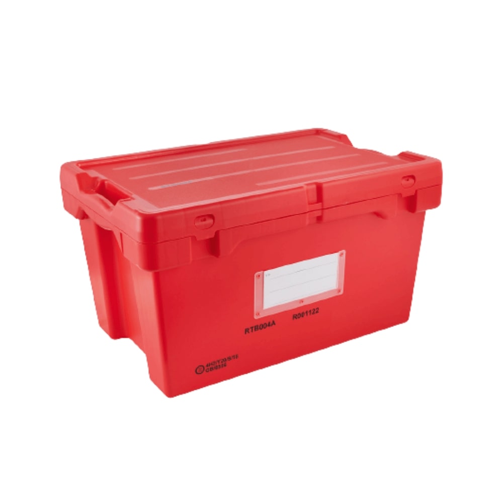 Transportation Box, Red, 49 Liters, 600*400*320 mm | ANYMED Saudi Arabia